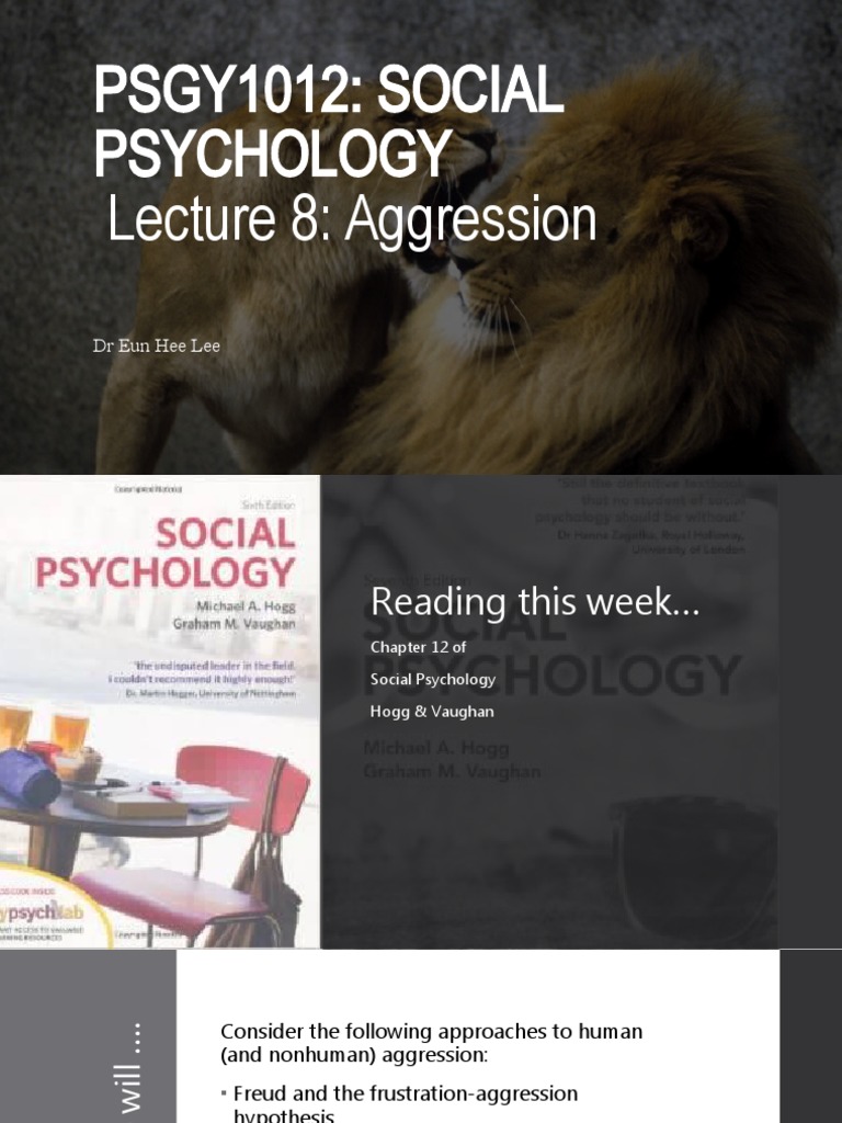 Understanding Human Aggression in Psychology | PDF