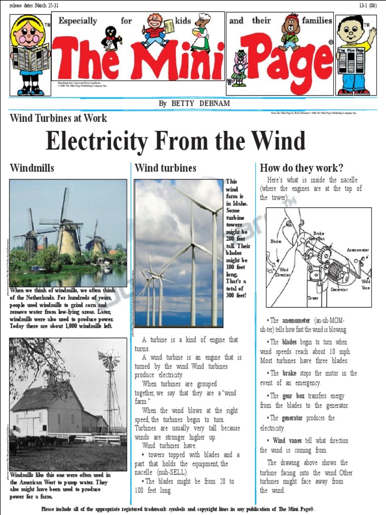 Wind Energy Text Features | PDF