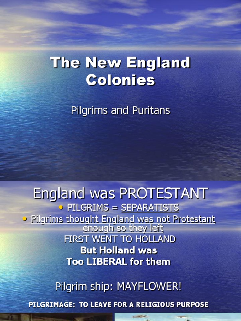 Pilgrims and Puritans in New England | PDF | Plymouth Colony | Pilgrim ...