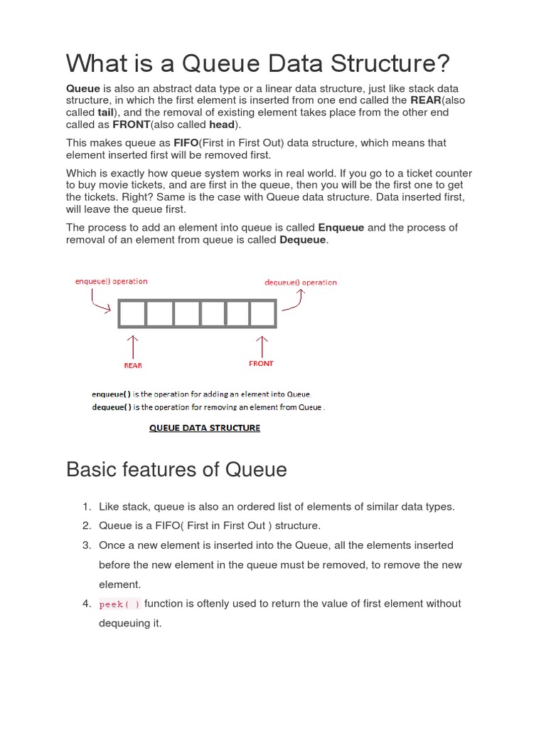 Queue | Download Free PDF | Queue (Abstract Data Type) | Data Management