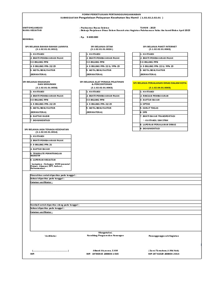 Form Verifikasi 2 | PDF