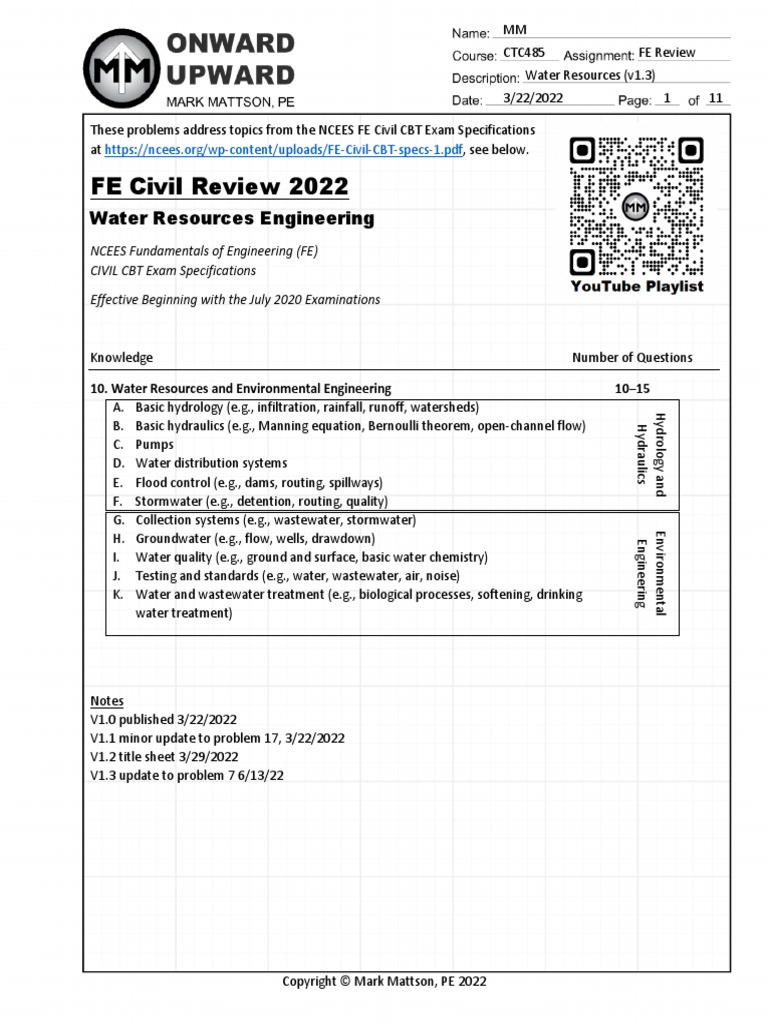 11 Fe Water Resources 2022 Pdf