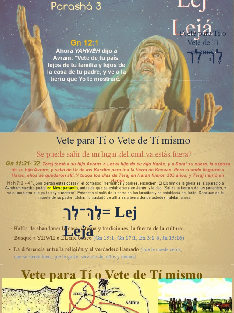 Parashá 3 Lej Lejá | PDF