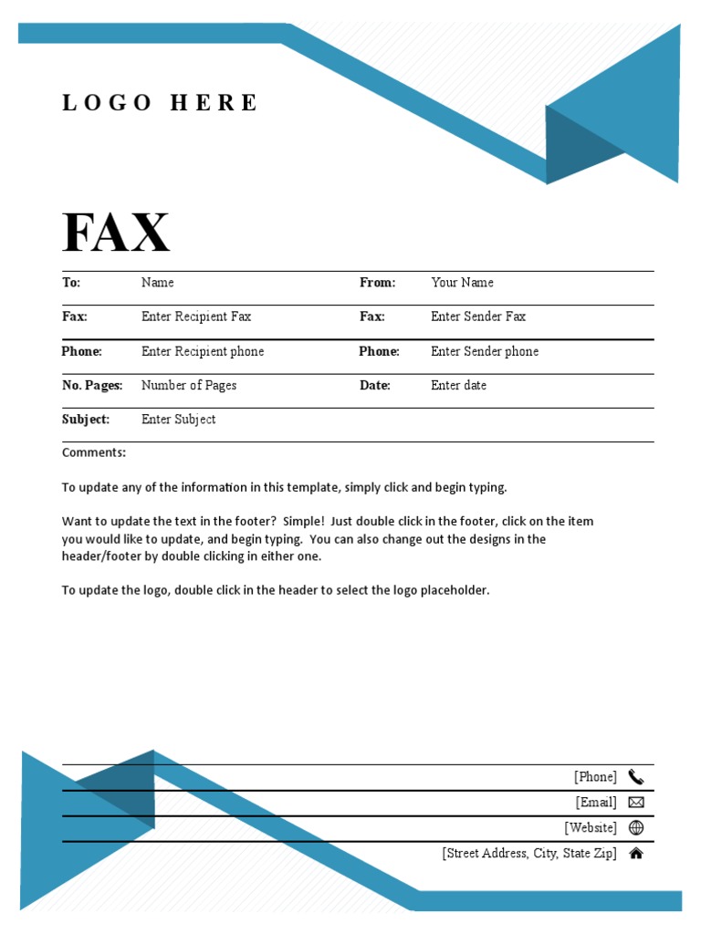 Pinstripes Fax Cover | PDF | Computers
