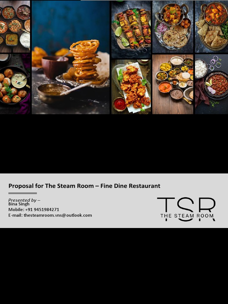 Project Report Restaurant | PDF | Indian Cuisine | Restaurants