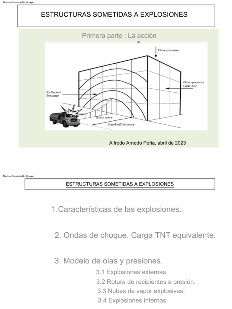 Structures Subjected To Explosions | PDF | Hormigón | Deformación ...