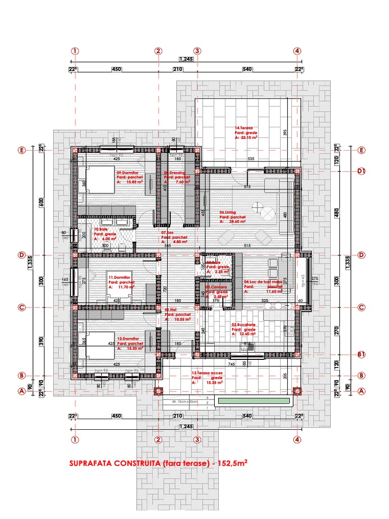 Propunere Plan Parter-Casa Dimu-Dtac v1 A4 | PDF