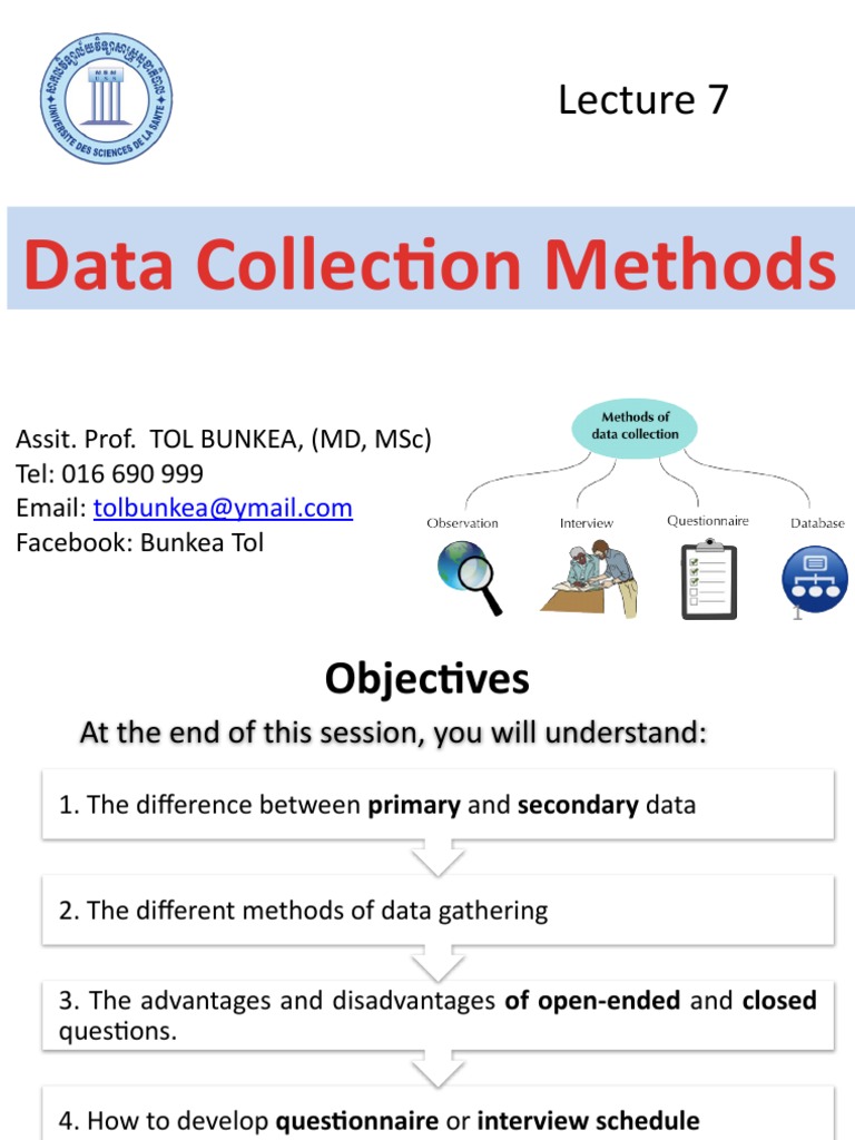 8_Lecture 7_Data_Collection_Method | PDF