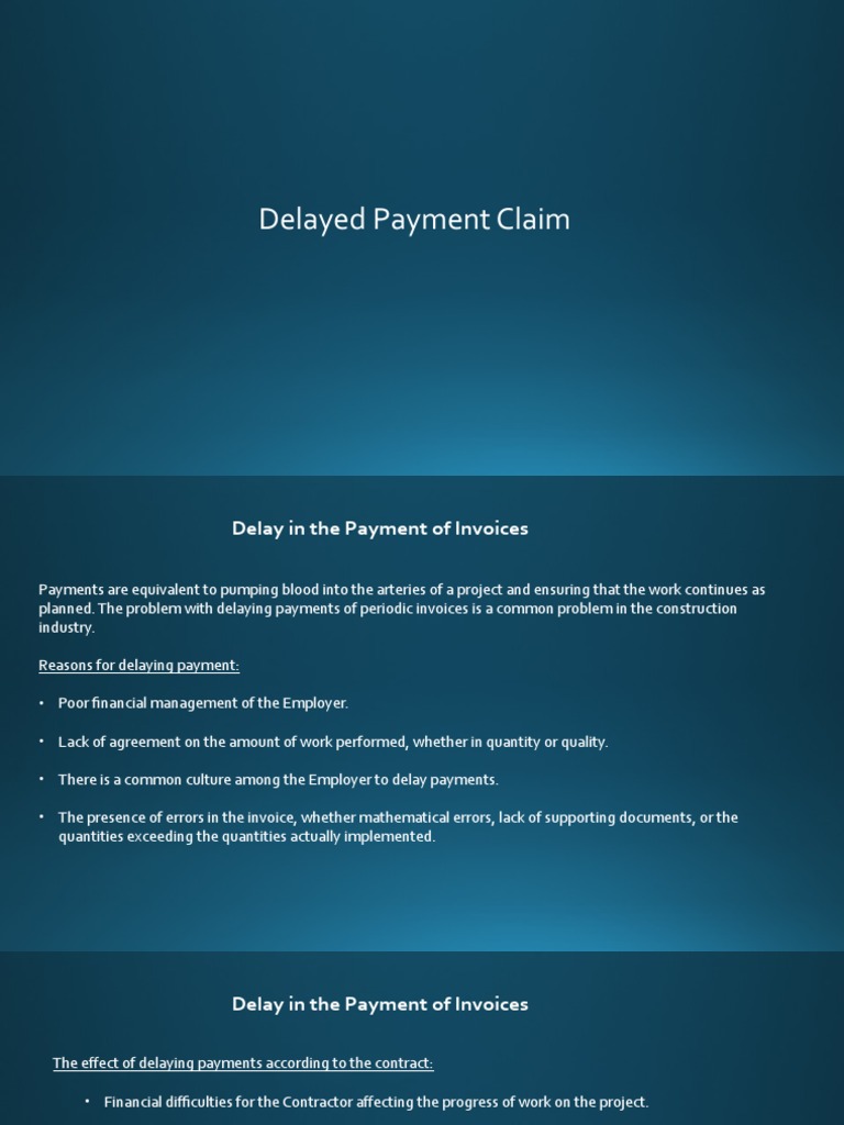 Lesson 21 Payment Claims 1 KM | PDF