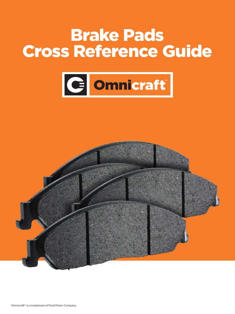 Omnicraft Brake Pads Cross Reference Guide | PDF | Automotive ...