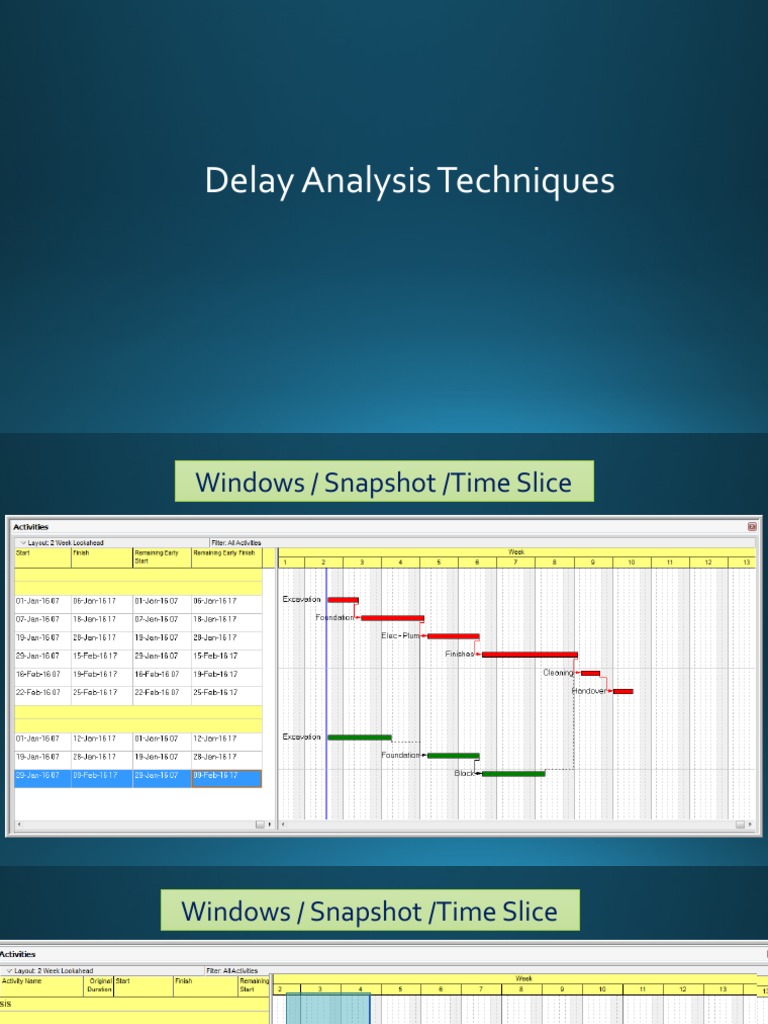 Lesson 35 Delay Analysis 6 Windows KM | PDF
