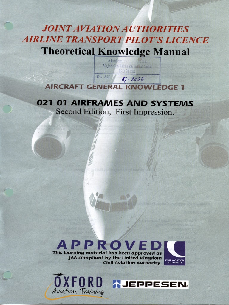 JAA ATPL BOOK 02 - Oxford Aviation - Jeppesen - Airframes and Systems ... JAA ATPL BOOK 02 - Oxford Aviation - Jeppesen - Airframes and Systems ...