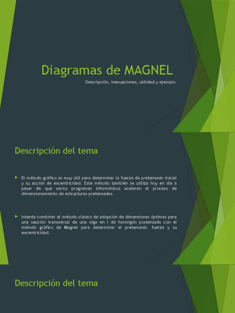 Diagramas de MAGNEL | PDF | Viga (Estructura) | Hormigón pretensado