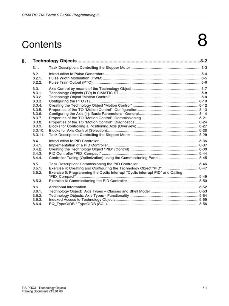 TIA PRO3 08 Technology Objects | PDF