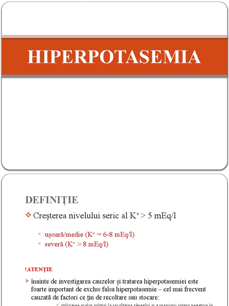 HIPERPOTASEMIA | PDF