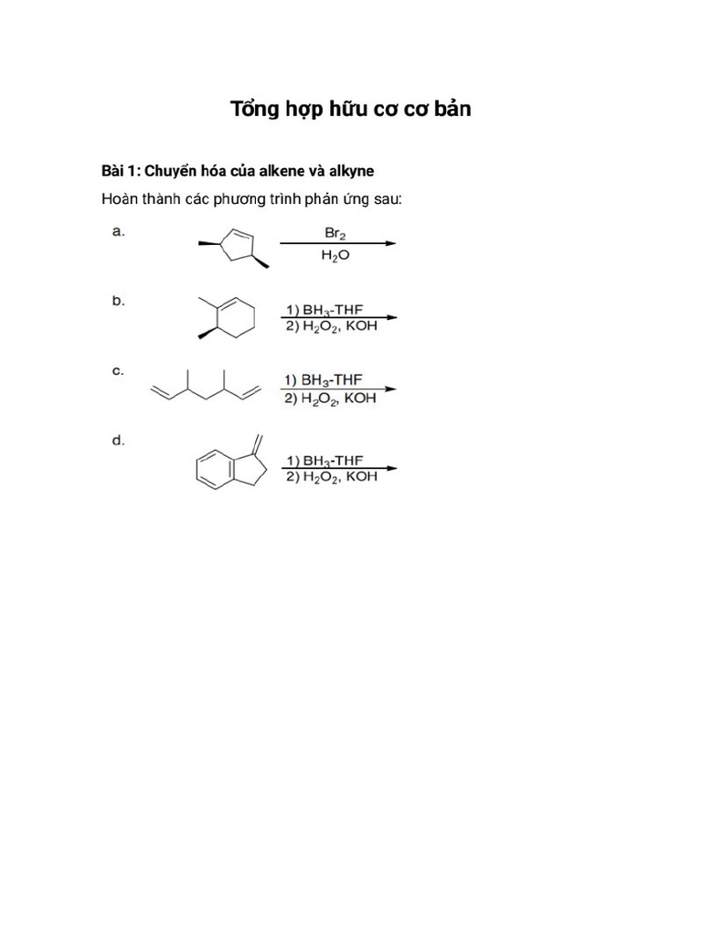 Tong Hop Huu Co Co Ban | PDF
