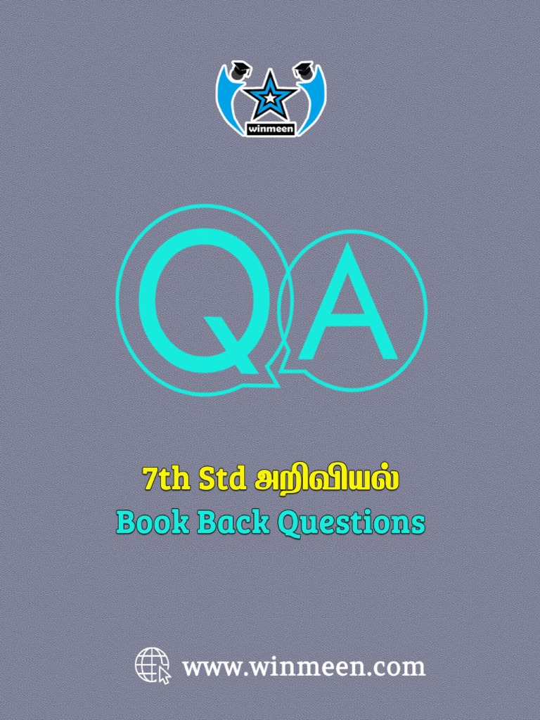 7th STD Science Book Back Questions in Tamil | PDF | Science & Mathematics