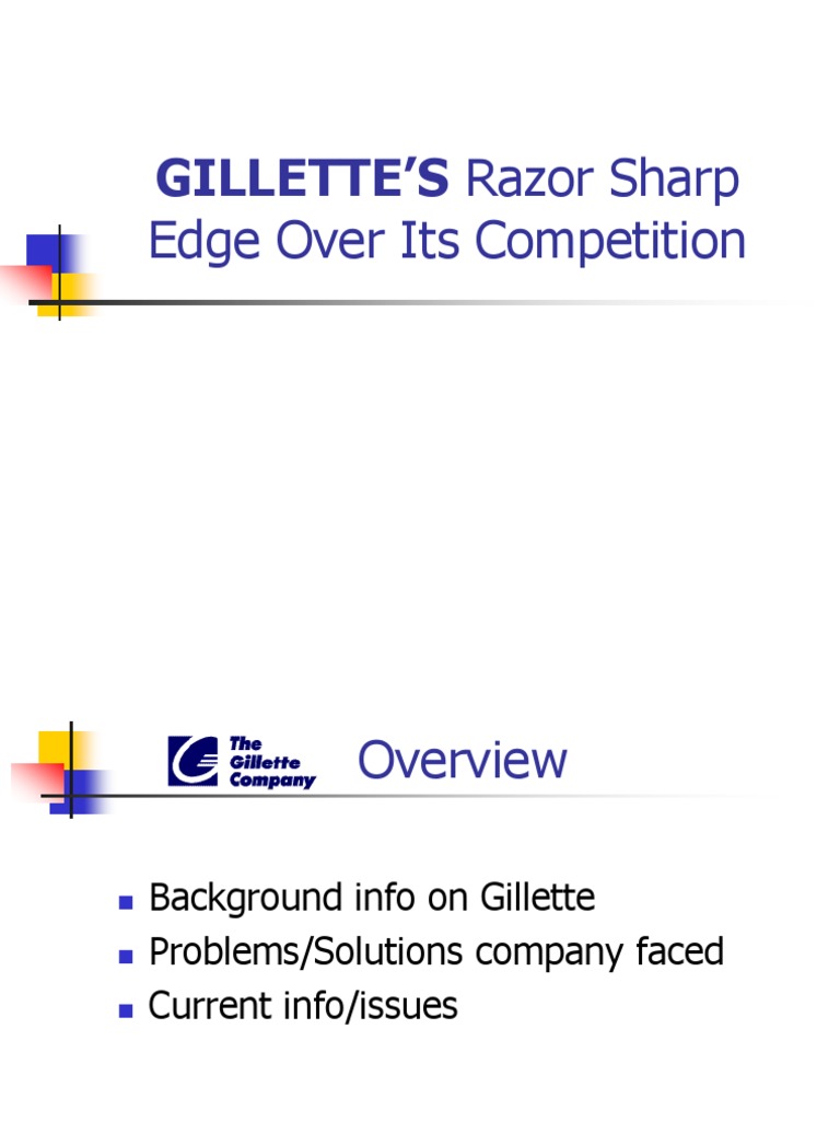 Gillette | PDF | Razor | Brand