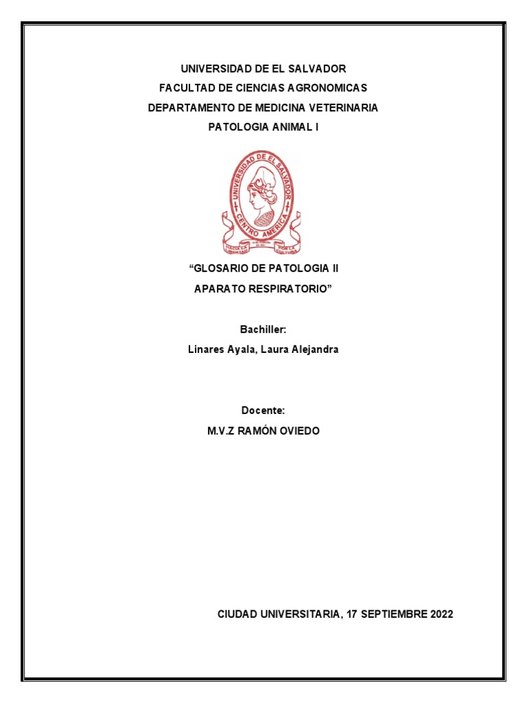 Universidad de El Salvador | PDF