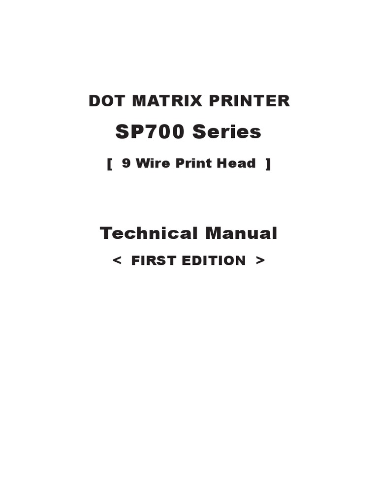 Sp700 Series | Download Free PDF | Electrical Connector | Printer ...