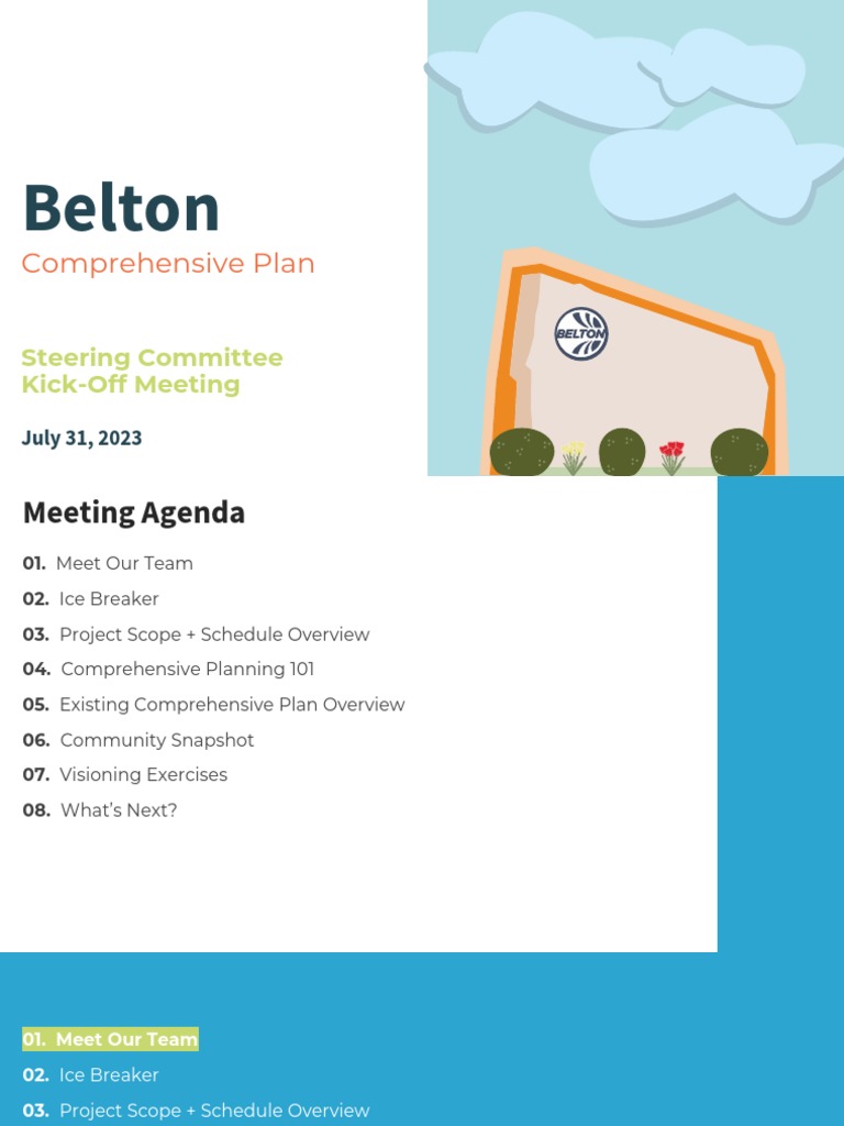 Belton Comprehensive Plan - Kick-Off Meeting | PDF