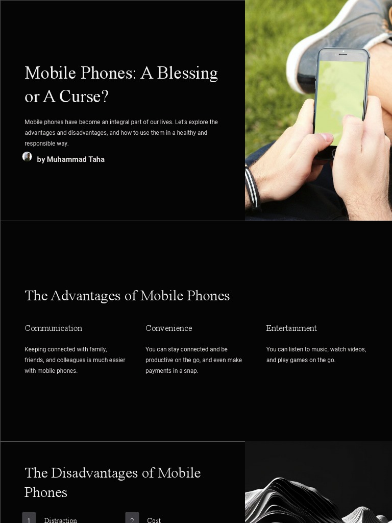 Mobile-Phones-A-Blessing-or-A-Curse | PDF