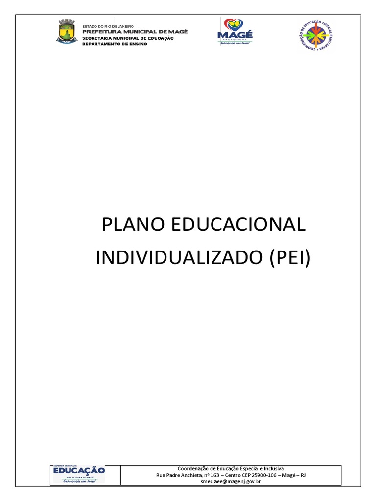 Plano Educacional Individualizado (Pei) 2023 | PDF