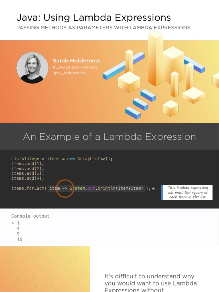 Java Using Lambda Expressions v1 | PDF