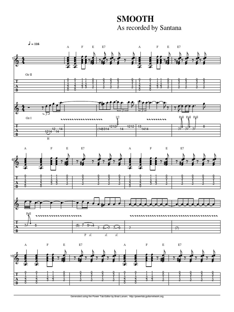 Carlos Santana - Smooth | PDF