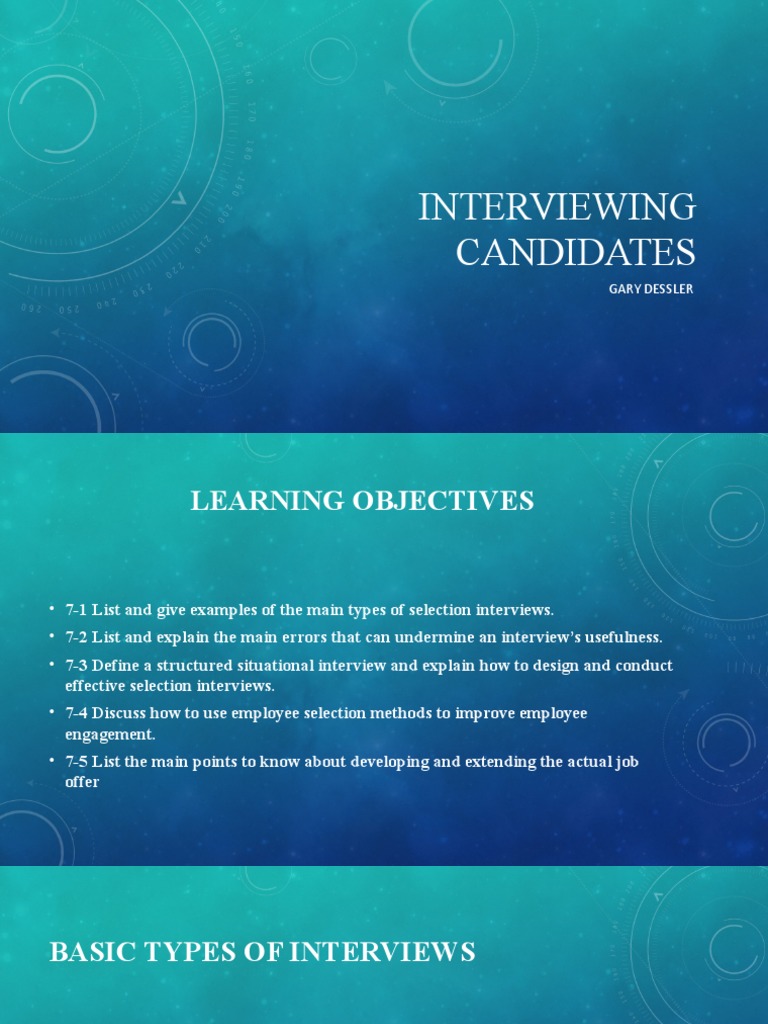 Effective Interviewing Techniques | PDF | Job Interview | Interview