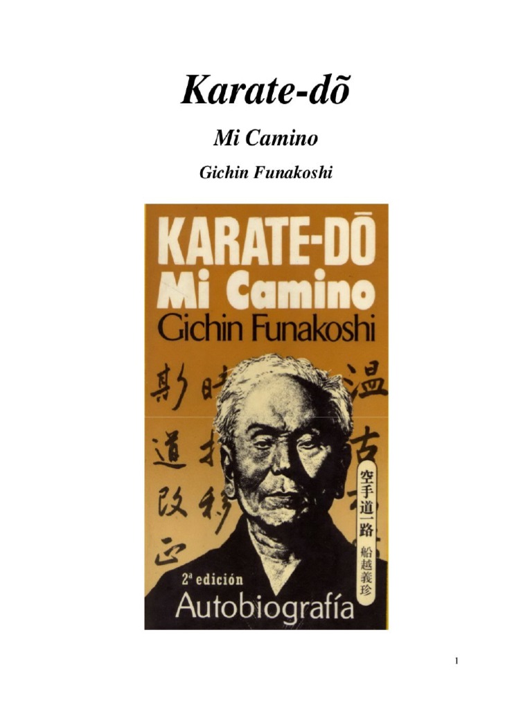 Karate Do Mi Camino Gichin Funakoshi | PDF