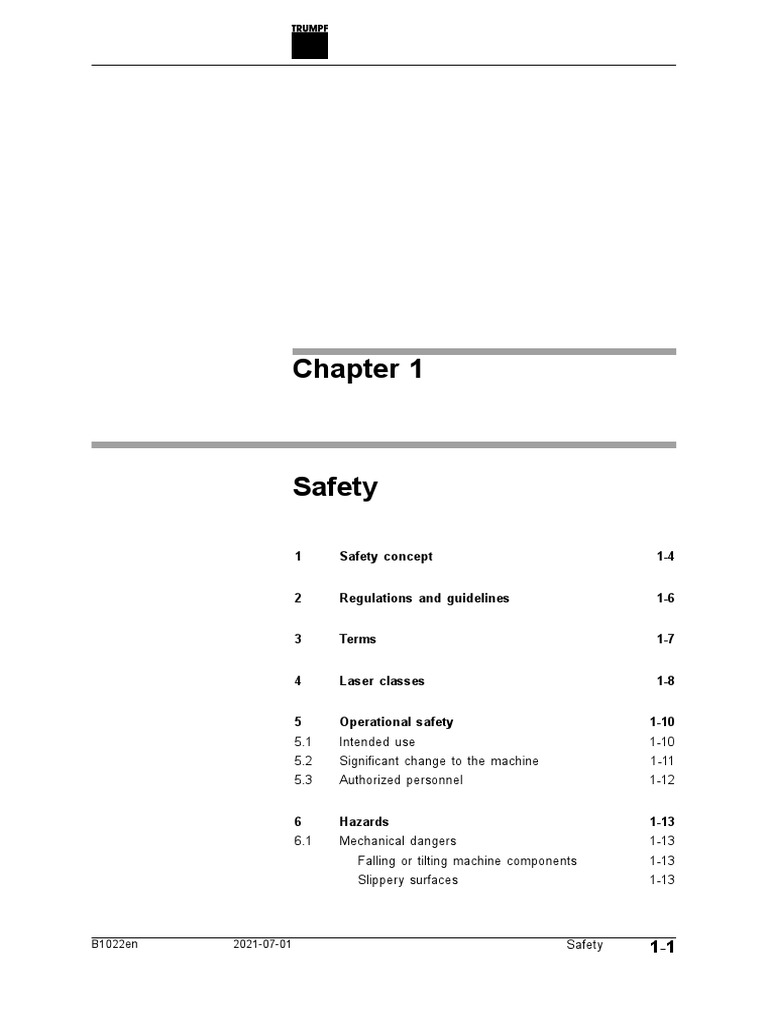 MANUAL PIM - TruLaser - 1030 - 1040 - 1060 - L88 - US - V7 | PDF