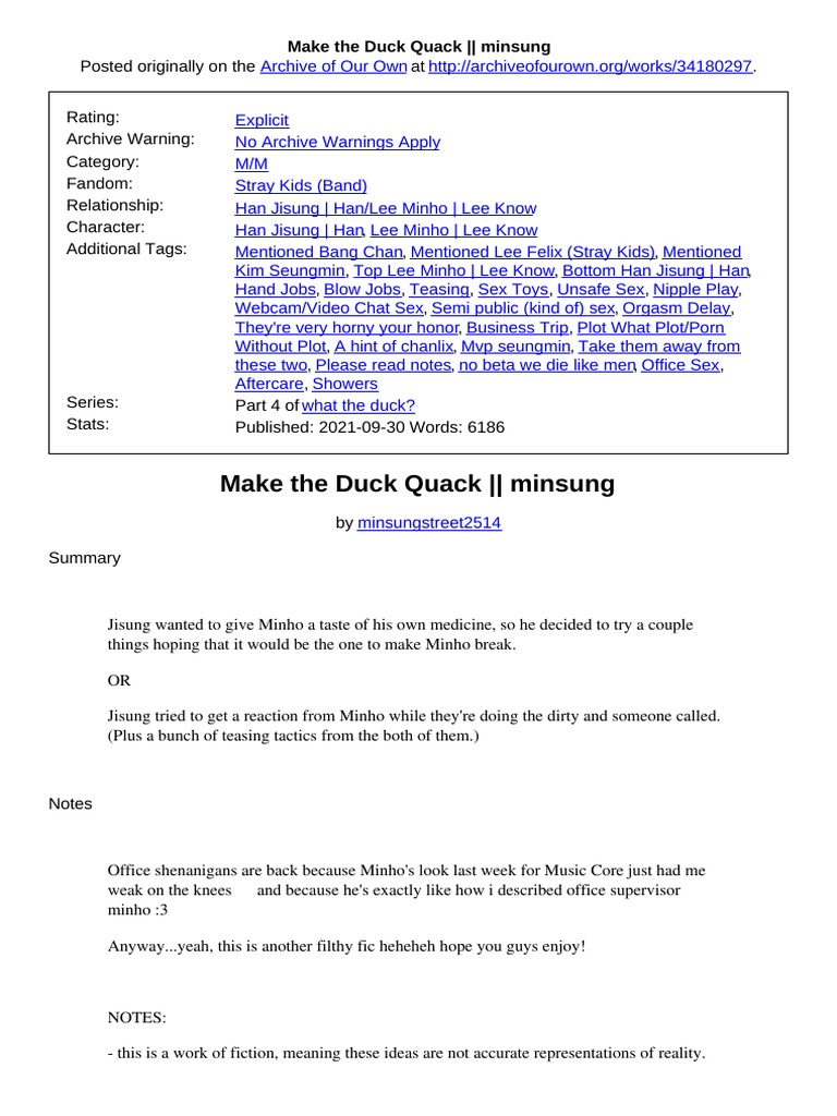 Make The Duck Quack | PDF