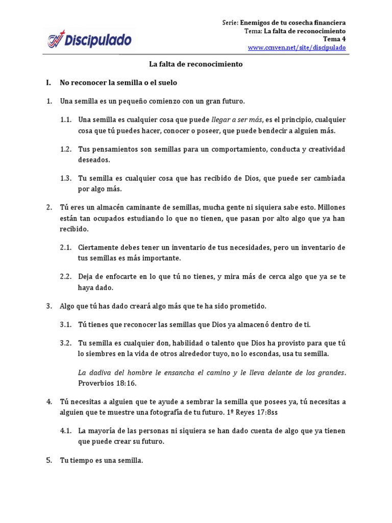 La Falta de Reconocimiento | PDF La Falta de Reconocimiento | PDF