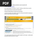 Accesos SAP JAM y SFSF en TUILUNION | PDF