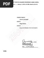 Generic Autopsy Report Template | PDF | Lung | Stomach