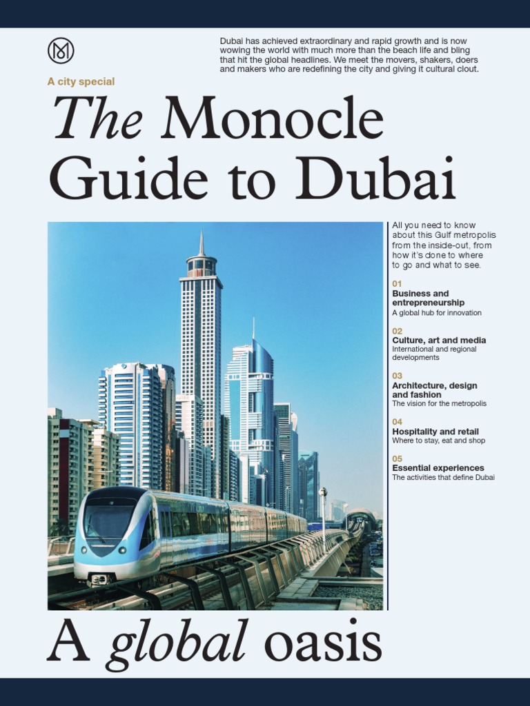 The Monocle Guide to Dubai Insights | PDF