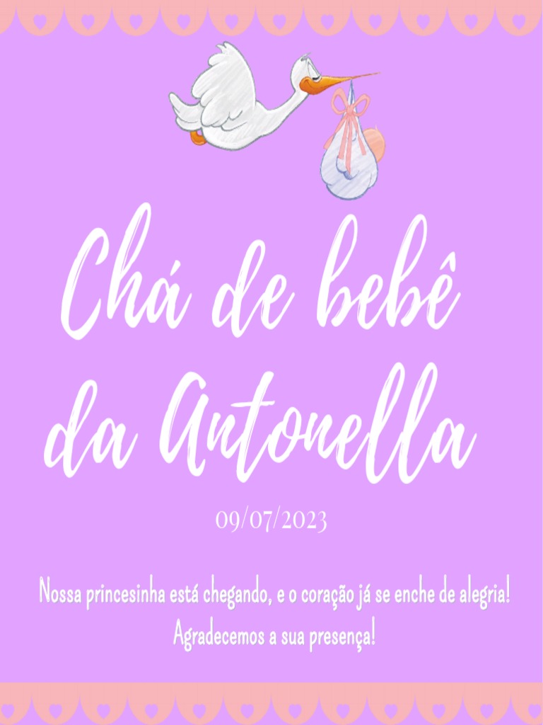 Chá de bebê da Antonella (1) | PDF