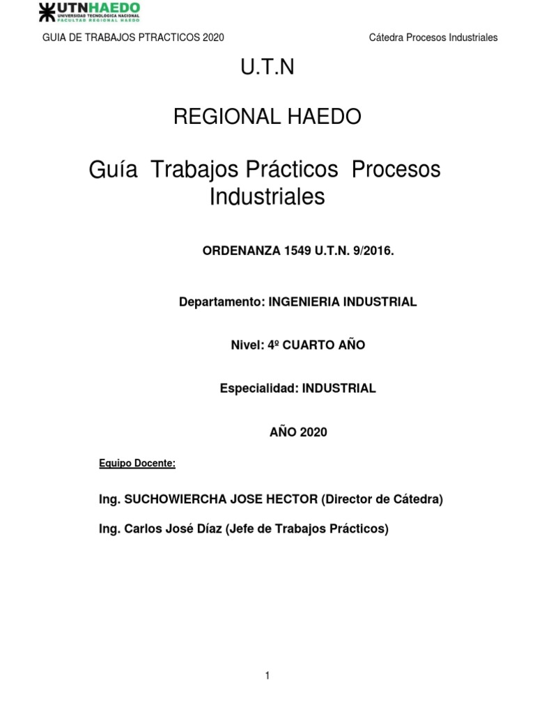 Guia TP 3 2020 | PDF