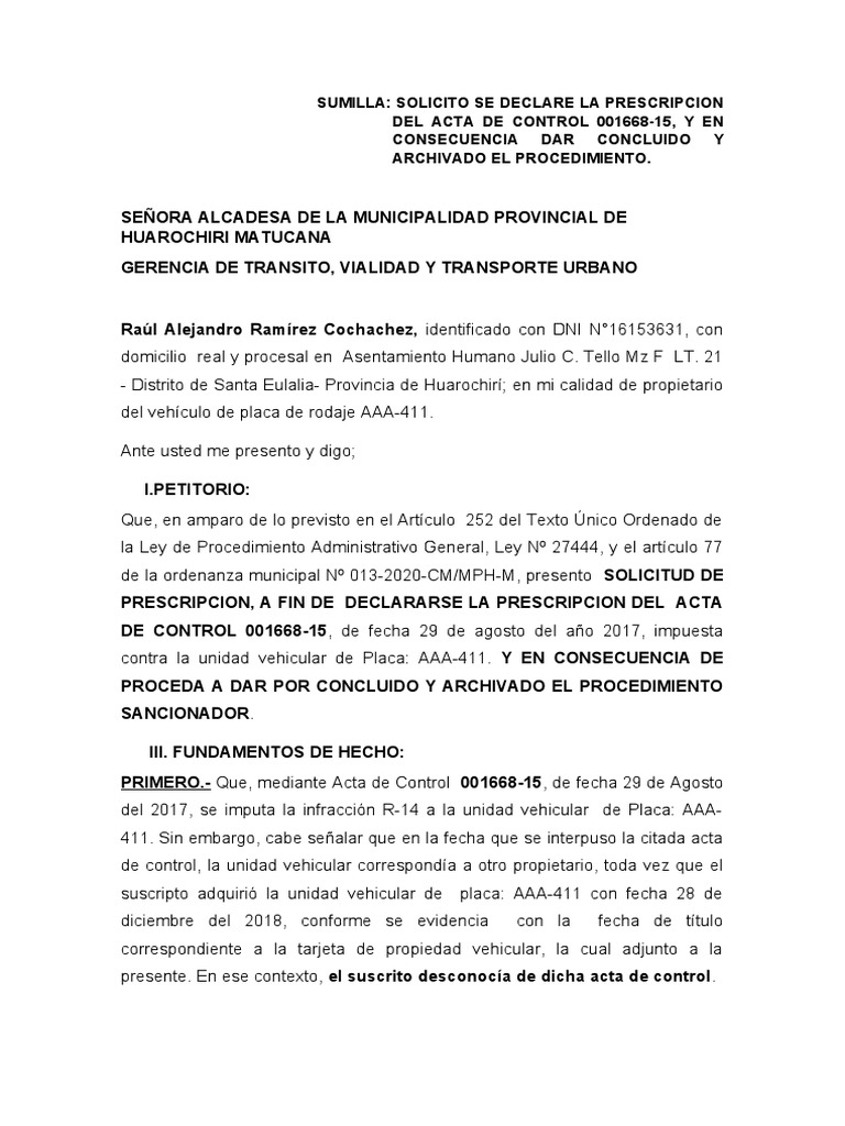 1 | PDF | Estatuto de limitaciones | Justicia