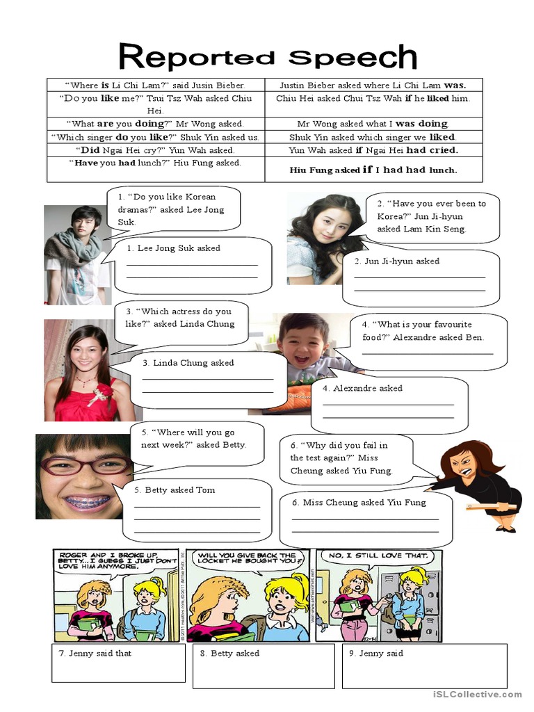 Reported Speech | PDF