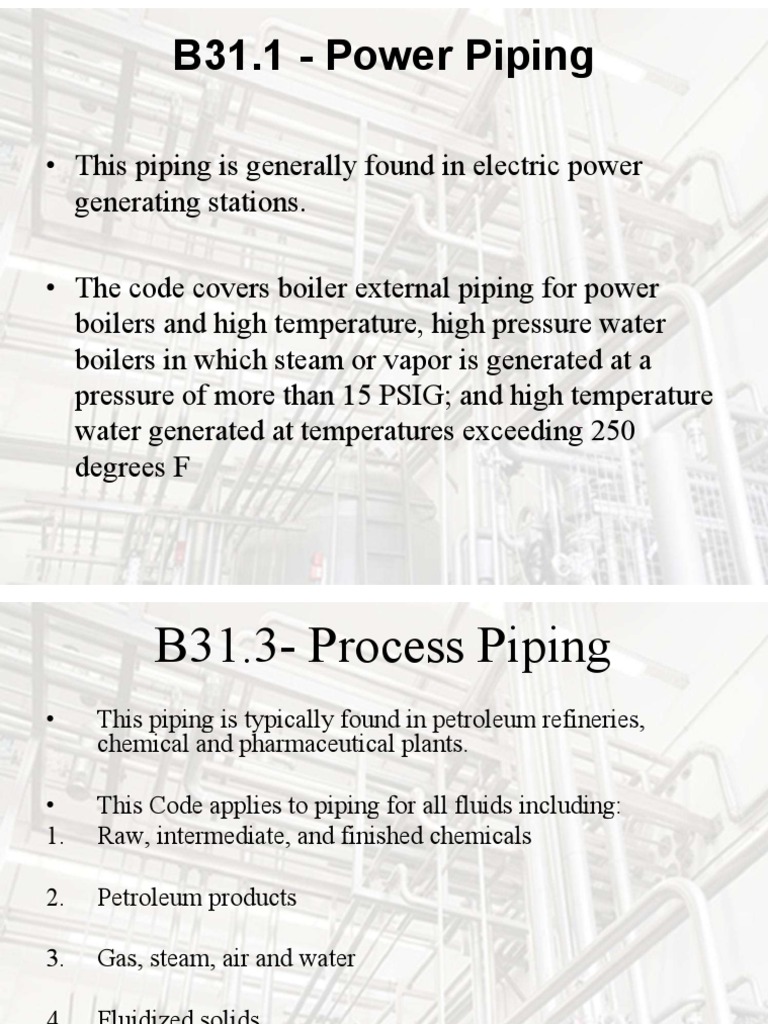 Power Piping | PDF | Pipe (Fluid Conveyance) | Petroleum