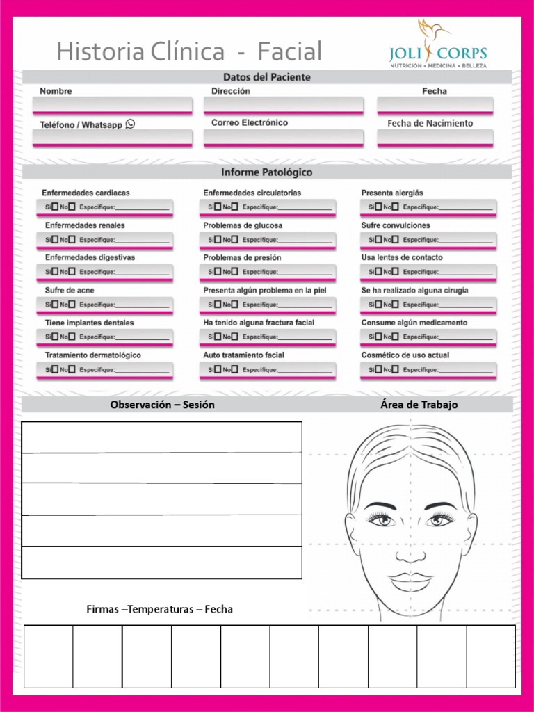 Historia Facial Final | PDF