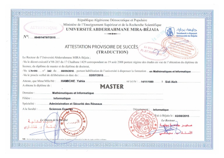 Diplôme Master | PDF