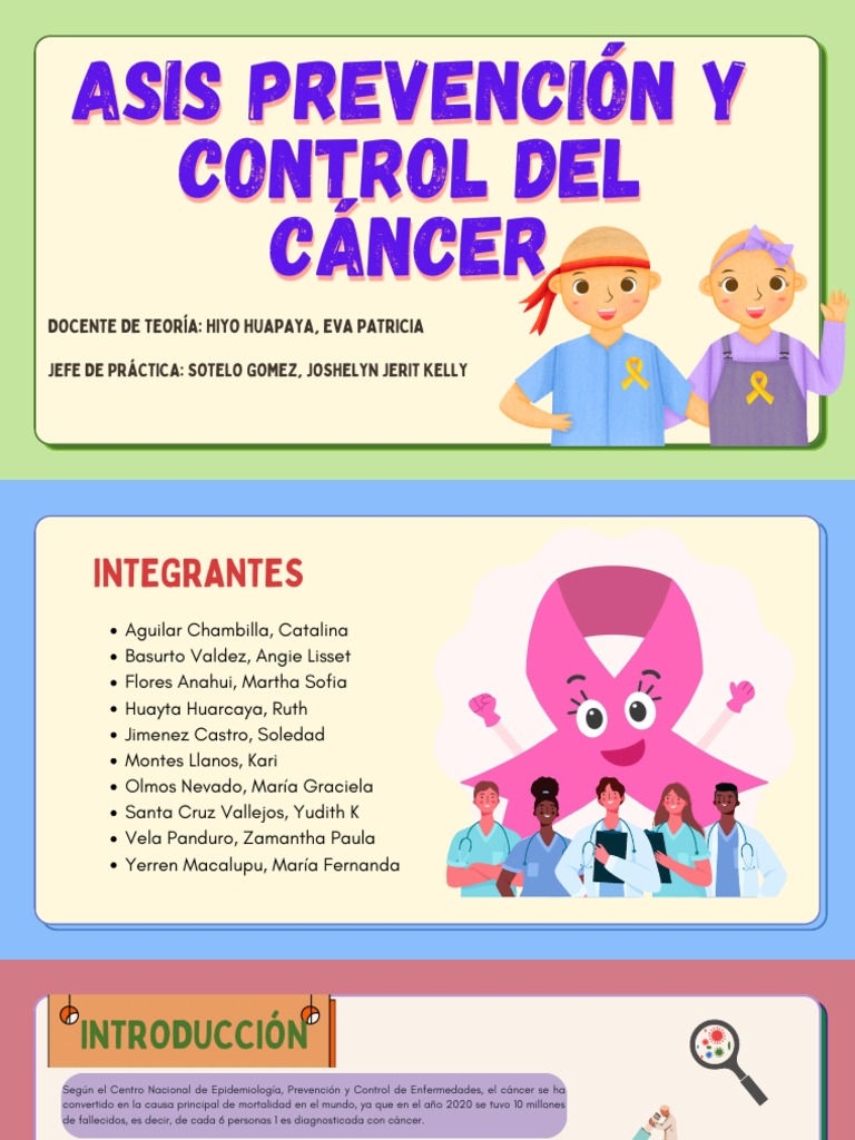 Asis Prevención y Control Del Cáncer | PDF