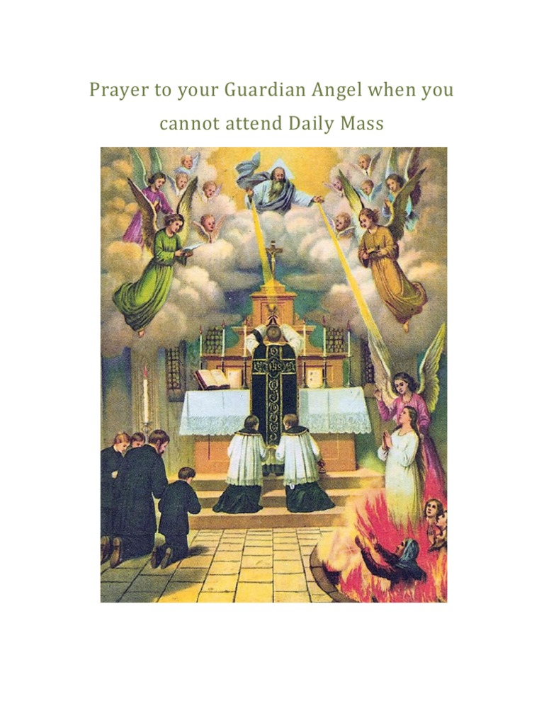 Guardian Angel Prayer for Mass Absence | PDF