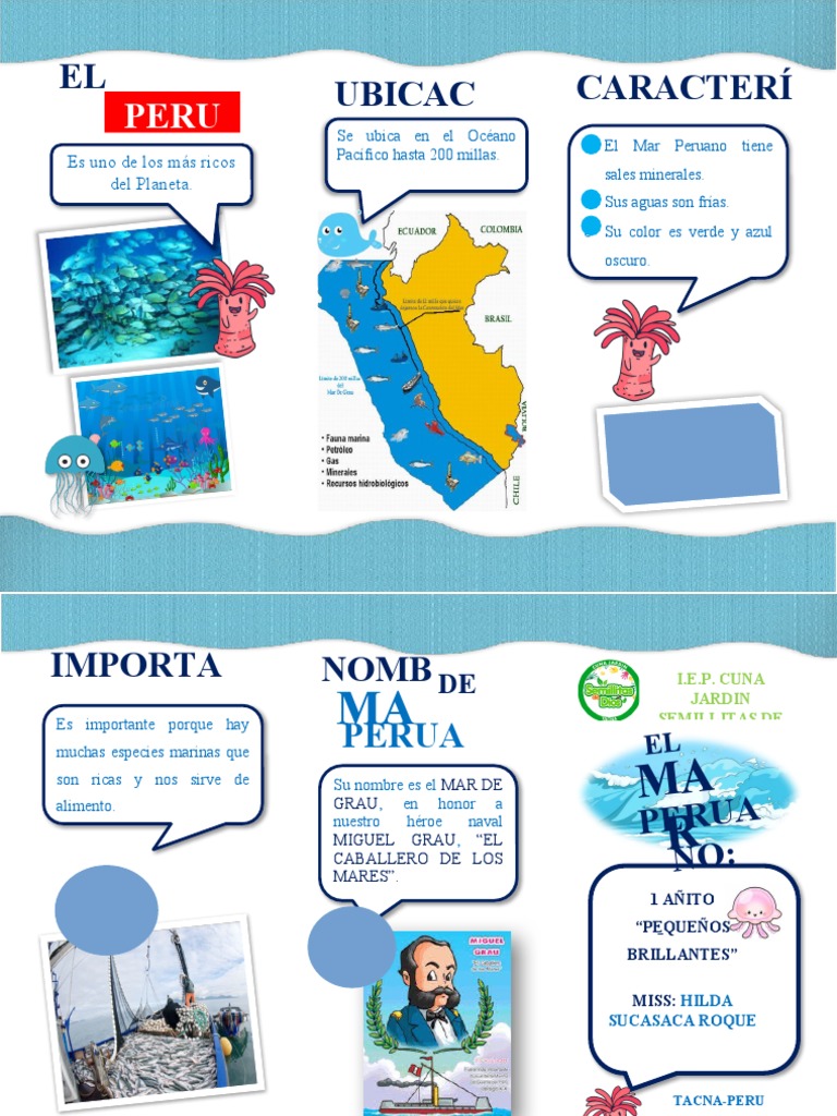 Triptico Mar Peruano | PDF