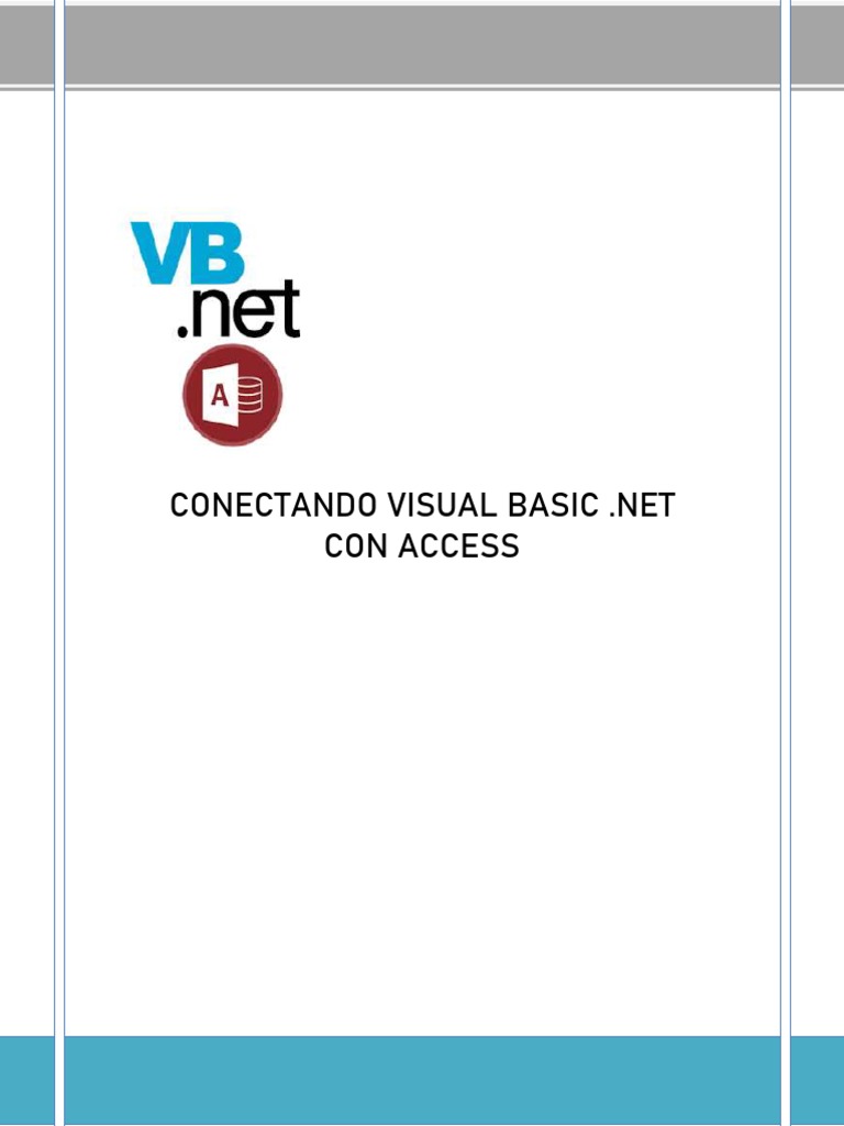 Conexion Visual Basic y Access | PDF | Ventana (informática) | Bases de datos