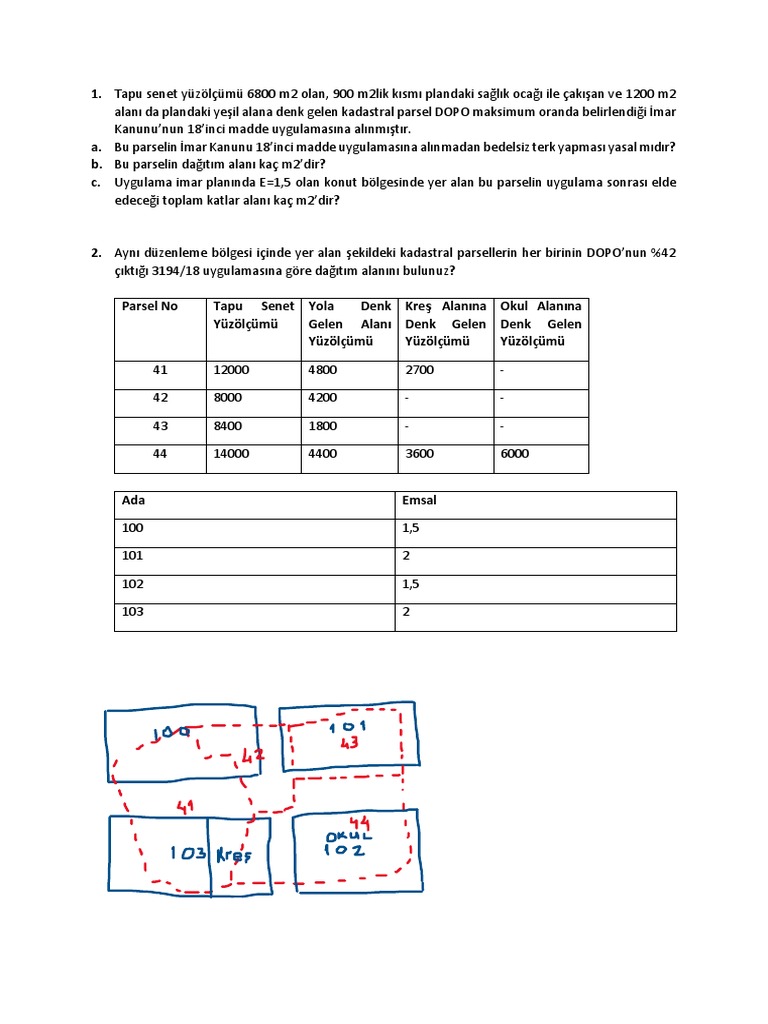 4-TYL BEL MEV 2022 DERS3 Problemler | PDF