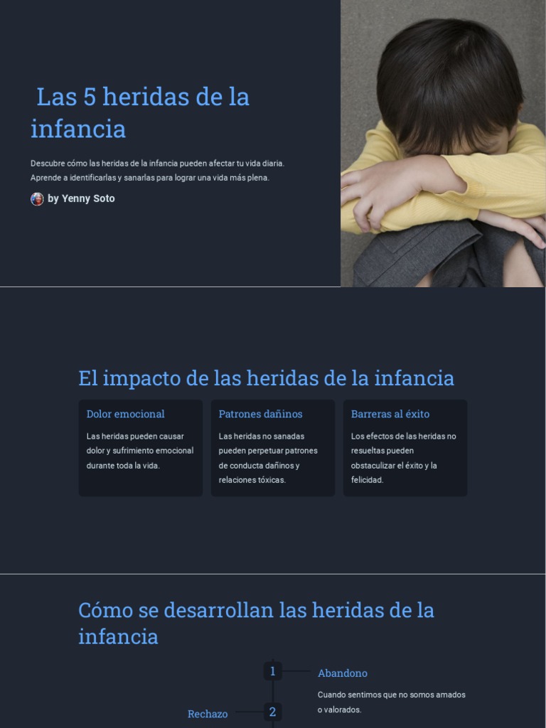 Las 5 Heridas De La Infancia Pdf Las Emociones Amor